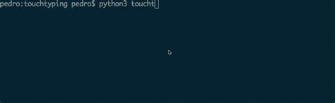 GitHub PedroLopes Touchtyping Basic Touch Typing Training In Python For Moments That