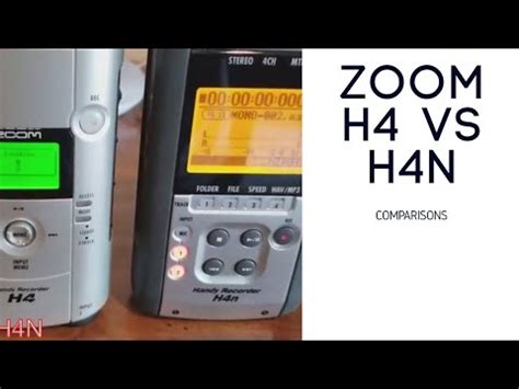 Zoom H4 vs Zoom H4n. Which is best Two top audio recorders - YouTube