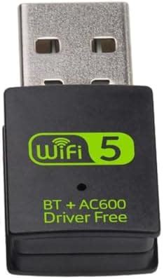 AUSEK USB Ghz WiFi And Bluetooth Adapter Mbps Wireless Wi Fi Connection Bluetooth