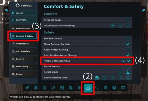 コクリコ On Twitter そういえば音楽イベントで使うuntrusted Urlsへのチェック方法が変わったのですね。と言うわけで