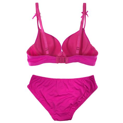 Nude Sexy Short Bra Panty Set Woman Underwear China Plunge Bra And