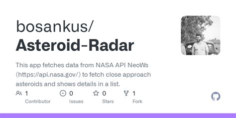 Github Bosankusasteroid Radar This App Fetches Data From Nasa Api
