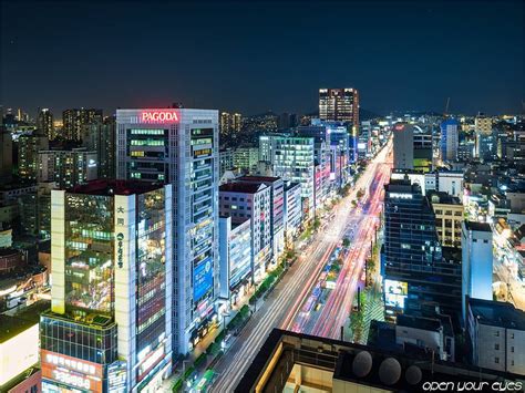 Koois Tumblr — 강남 Open Your Eyes~ 대한민국 서울강남 강남역사거리 야경