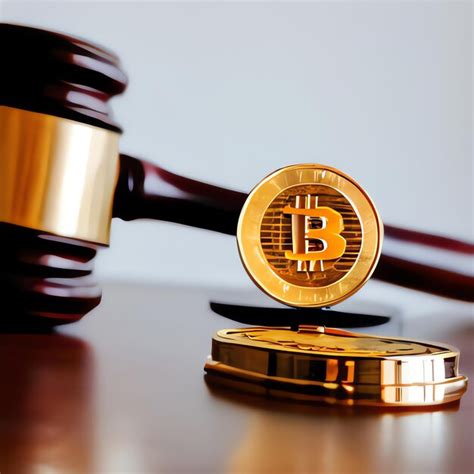 Premium Photo Cryptocurrency Law Firmgavel And Crypto Concept Bitcoin