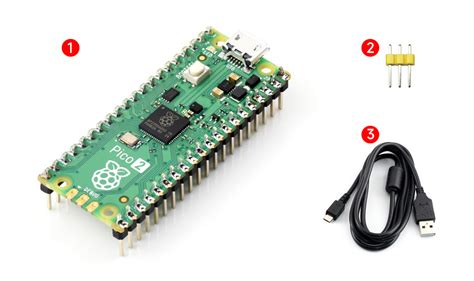 Raspberry Pi Pico 2 Microcontroller Board Based On Official Rp2350 Chip Dual Core And Dual