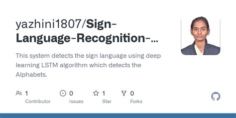 GitHub Yazhini1807 Sign Language Recognition System This System