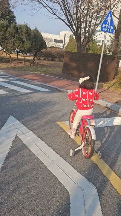 대여한 자전거가 커도 잘타는 5살 Youtube