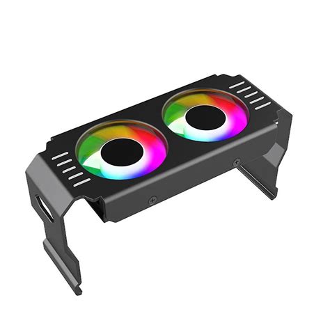 Computer RAM Memory Module Cooler PC DDR DDR Overlock Dual ARGB Sync PWM Fans Aluminium RGB