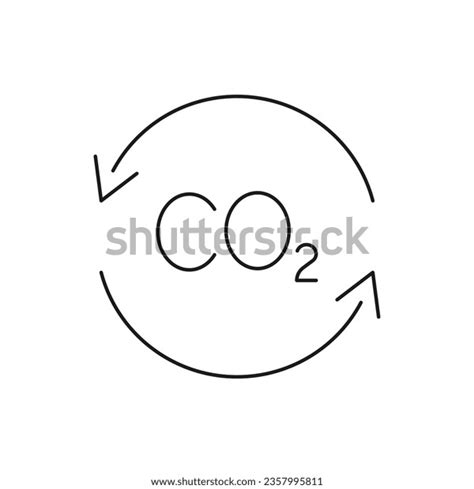 Co2 Recycle Carbon Dioxide Rotation Icon Stock Vector Royalty Free 2357995811 Shutterstock