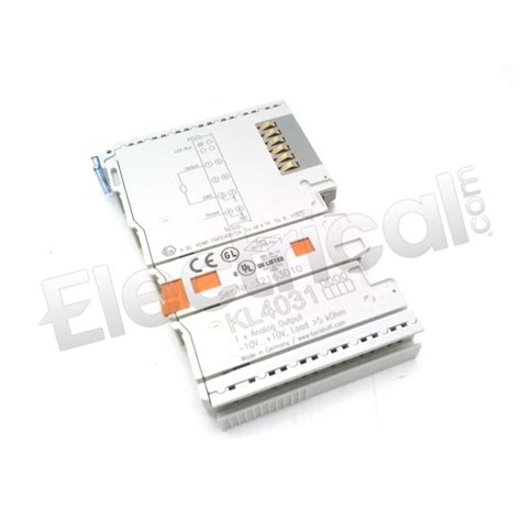beckhoff kl4031 plc programmer automation