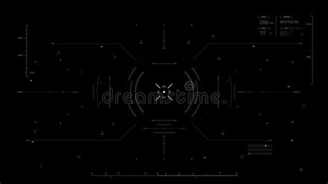 Cyber Futuristic User Interface For Game And Movie Technology Hud Head Up Display Graphic