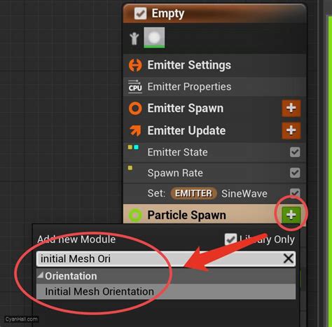 Niagara Tutorial Simple Mesh Emitter UE Content Examples Reconstruction CyanHall