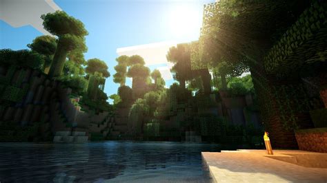Desktop Hd Minecraft Shaders Wallpapers Wallpaper Cave