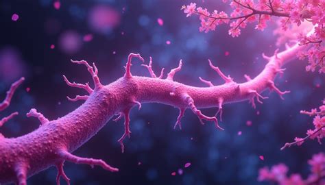 Free Glowing Vascular Network Image Vascular Network Pink