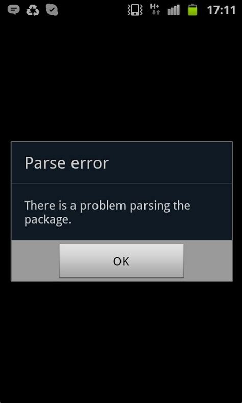An Error Occurred While Parsing The Package General Discussion Discussions On Andromo App