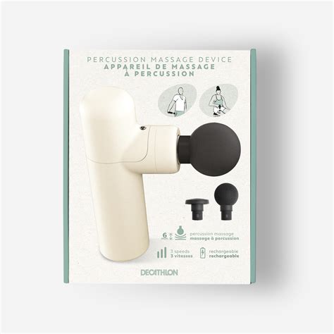 Mini Massage Gun Linen Beige Ash Beige Decathlon Decathlon
