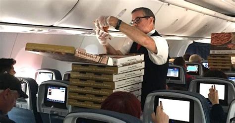 Flight Crew Orders Pizza For Passengers As They Wait For Storm To Pass