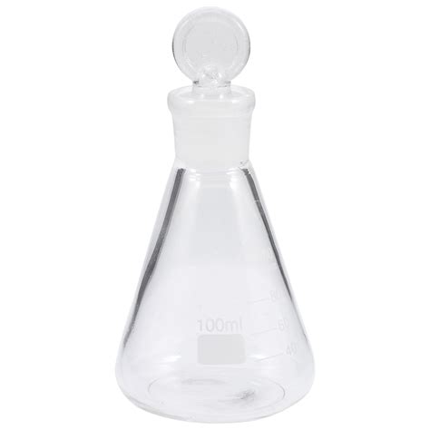 Nuolux Glass Flask Erlenmeyer Flask Chemistry Glassware Chemical