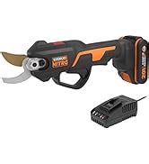 WORX en Set Cisaille à Gazon et Taille buisson sans Fil V Max Ah PowerShare Lames