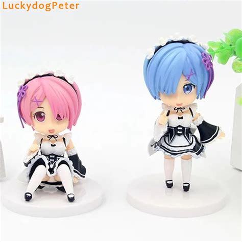 Relife In A Different World From Zero Rem 2pcsset Action Figure Ram