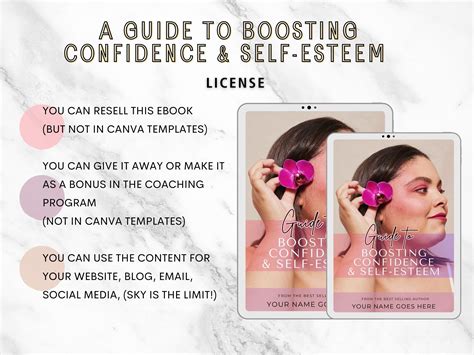 Confidence And Self Esteem Guide Done For You Rebrandable Coaching