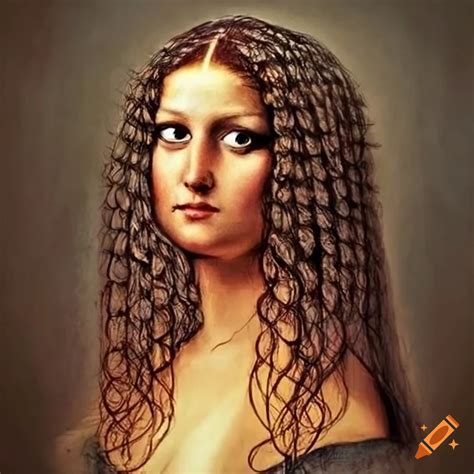 Da vinci style portrait of a woman from greece on Craiyon