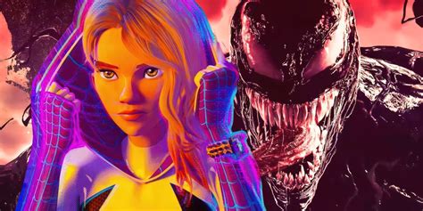 Gwen Stacys Spider Woman Bonds With Venom And Gets A Bold New Suit In Spider Verse Fan Art