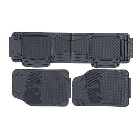 Alfombra Para Auto De Hule 3 Pzas Fmq Varios Colores Cemaco