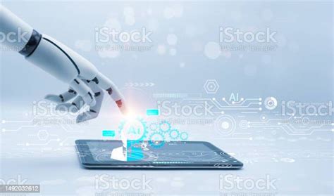 Ai 학습과 인공 지능의 개념은 인간이 기술에서 사용합니다 비즈니스 현대 기술 인터넷 및 네트워킹 아이디어 일상 생활의 인공 지능 0명에 대한 스톡 사진 및 기타 이미지