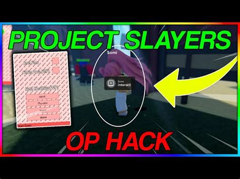 Roblox Op Project Slayers Hack Script Op Auto Farm Anti Report