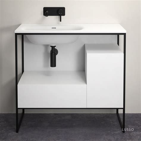 Bathroom Sink Vanity Units Double Vanity Unit With Sit On Ceramic