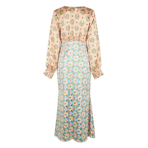 Never Fully Dressed Pastel Geo Clash Louella Dress Women Multi