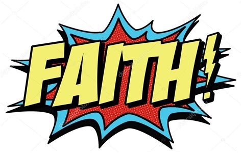 Faith Word In Comic Style Stock Vector Scotferdon 64607207