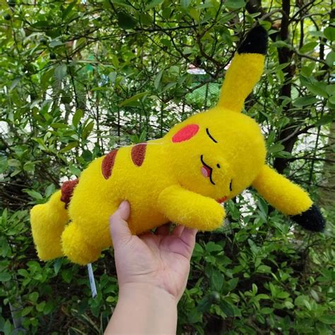 Banpresto Sleeping Picachu Plush Toy On Carousell