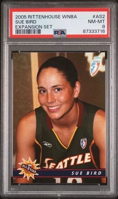 2005 Rittenhouse Wnba Extension Set As2 Sue Bird 333 Psa 8 Uconn