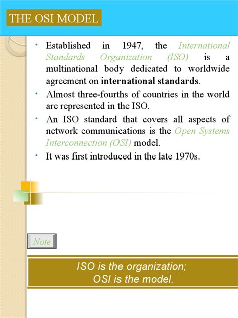 The Osi Model International Standards Organization Iso Pdf Osi Model Internet Protocols