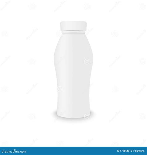塑料写实瓶的模型 向量例证 插画 包括有 设计 牛奶 装箱 嘲笑 容器 包装 可实现 石油 179664810