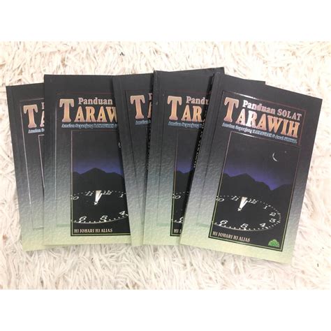 Buku Panduan Solat Terawih Buku Amalan Sepanjang Ramadhan Dan Awal