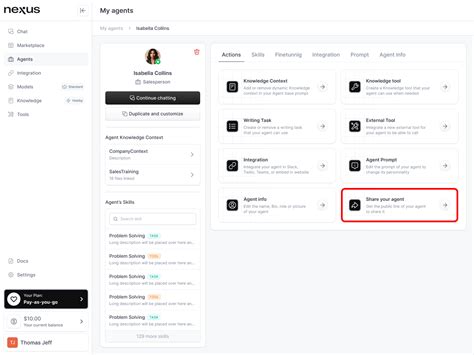 Managing Ai Agents On Nexus Nexusgpt Documentation