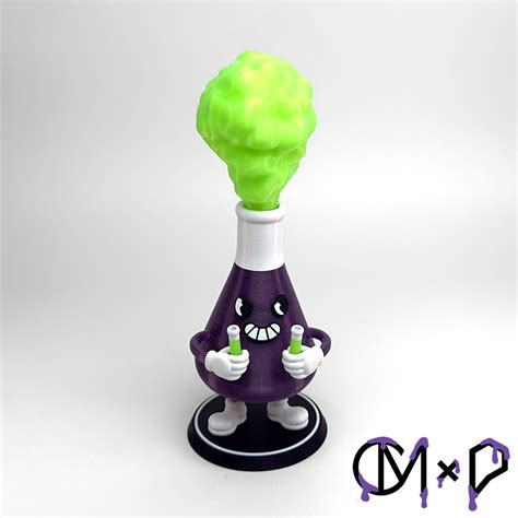 Science Flask Character By Protopasta Download Free Stl Model