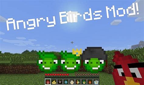 1 5 2 Angry Birds Mod V4 1 Fixed Crashes Minecraft Mod