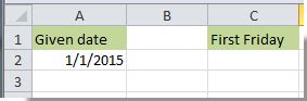 How To Find First Or Last Friday Of Every Month In Excel