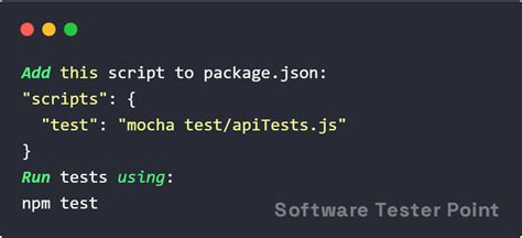 Supertest Api Automation Framework With Javascript Node Js Mocha And Chai Software Tester Point
