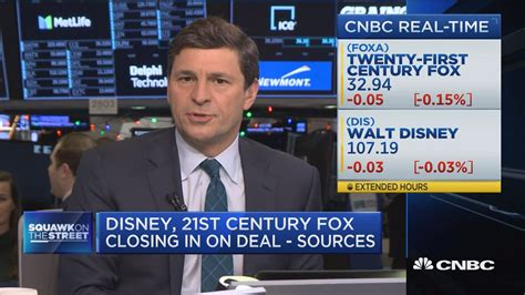 Disney 21st Century Fox Closing In On Deal Source