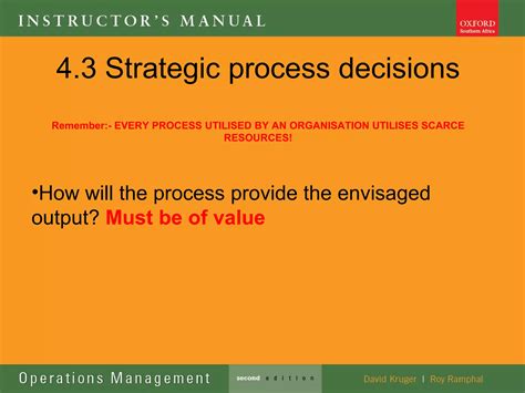 Ops Management Lecture 4 Process Design And Strategy Ppt