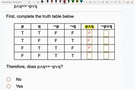 SOLVED Construct Truth Table To Verify Each Implication 9 P First Complete The Truth Table