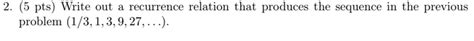 Solved 1 5 Pts Find Explain Your Answer The Sum