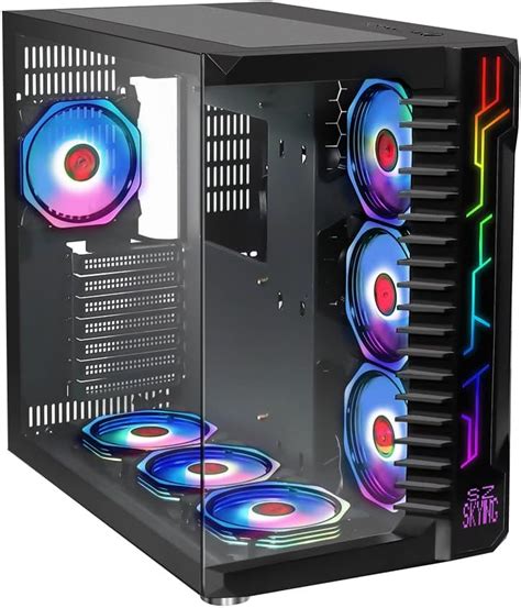 Gigabyte C301 Glass Black Mid Tower Pc Gaming Case