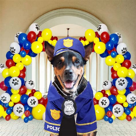 Buy Stk Paw Print Balloon Garland Kit Compatible For Skye Paw Patrol