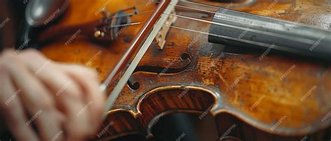 Premium Photo Fingers Plucking The Strings Of A Violin